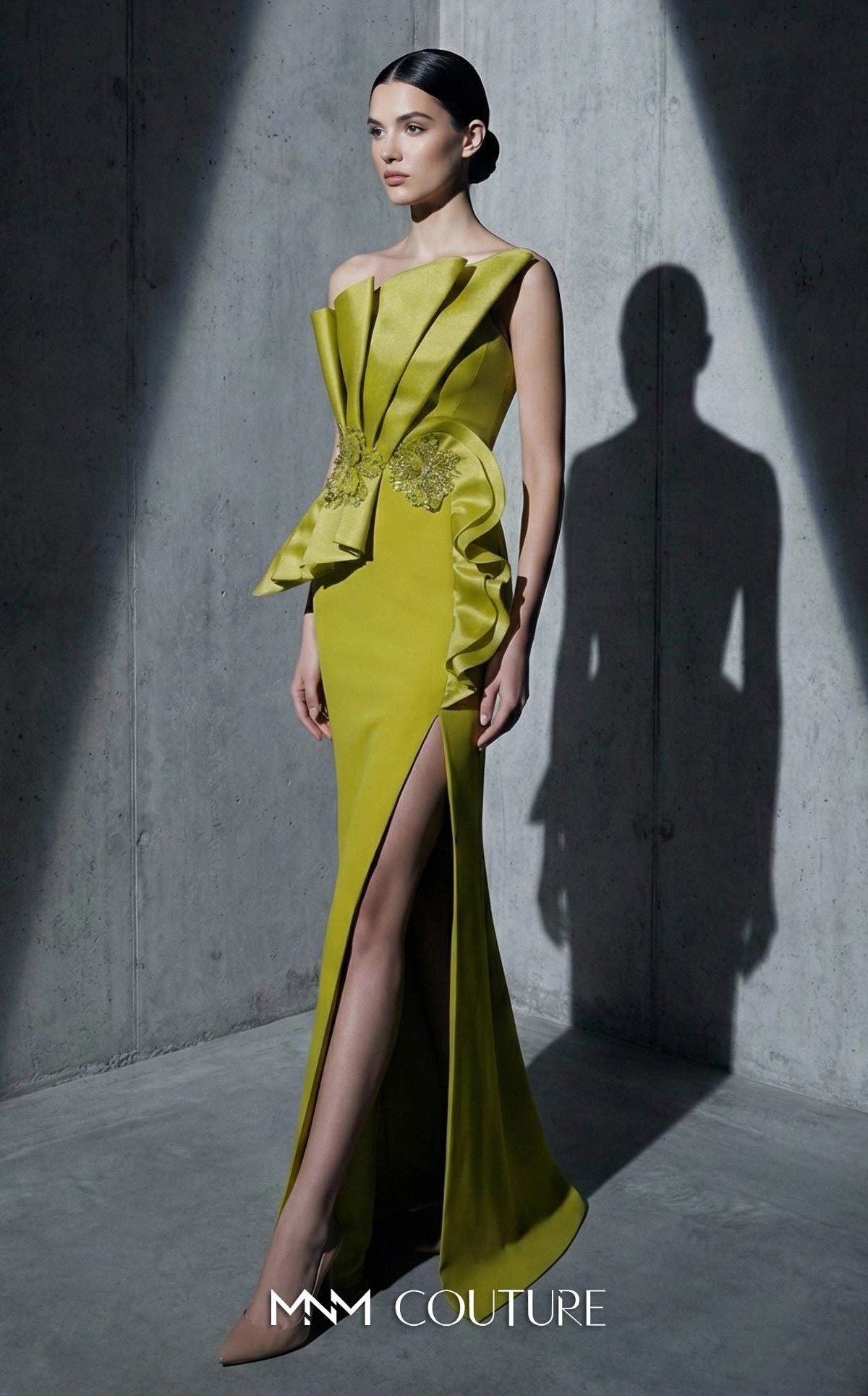 MNM Couture B1188 Gown | Shop Pleated Strapless Dresses – CoutureShopLA