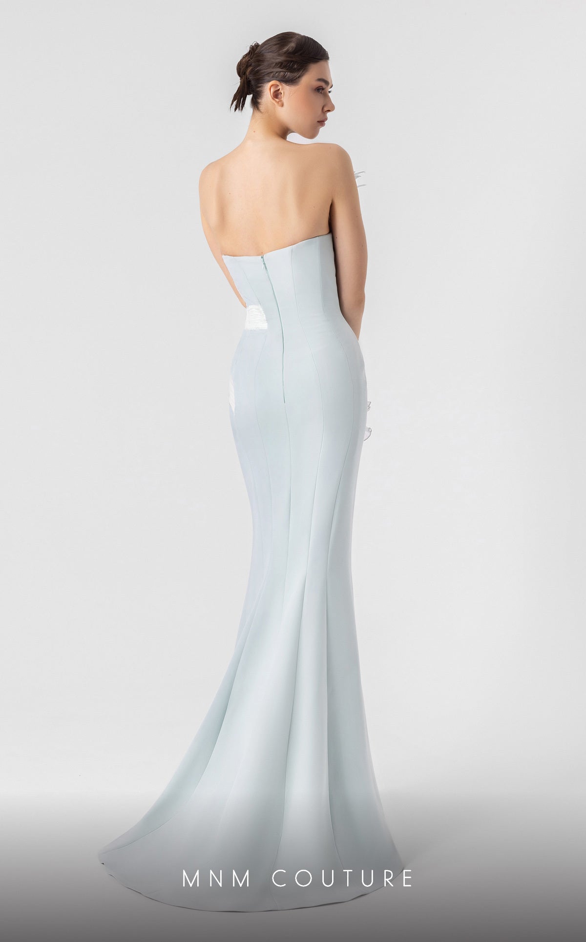 Shop MNM Couture G1904 Elegant Mint Blue Mermaid Gown – CoutureShopLA